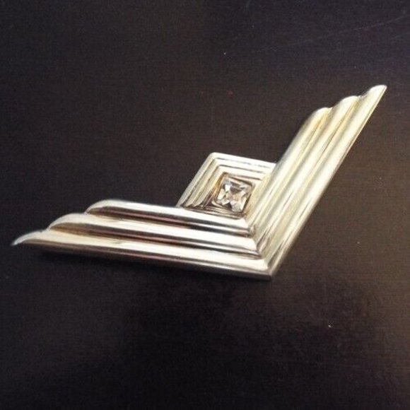 ART DECO V STERLING | Jewelry | Antique Art Deco 93s Sterling Silver ...